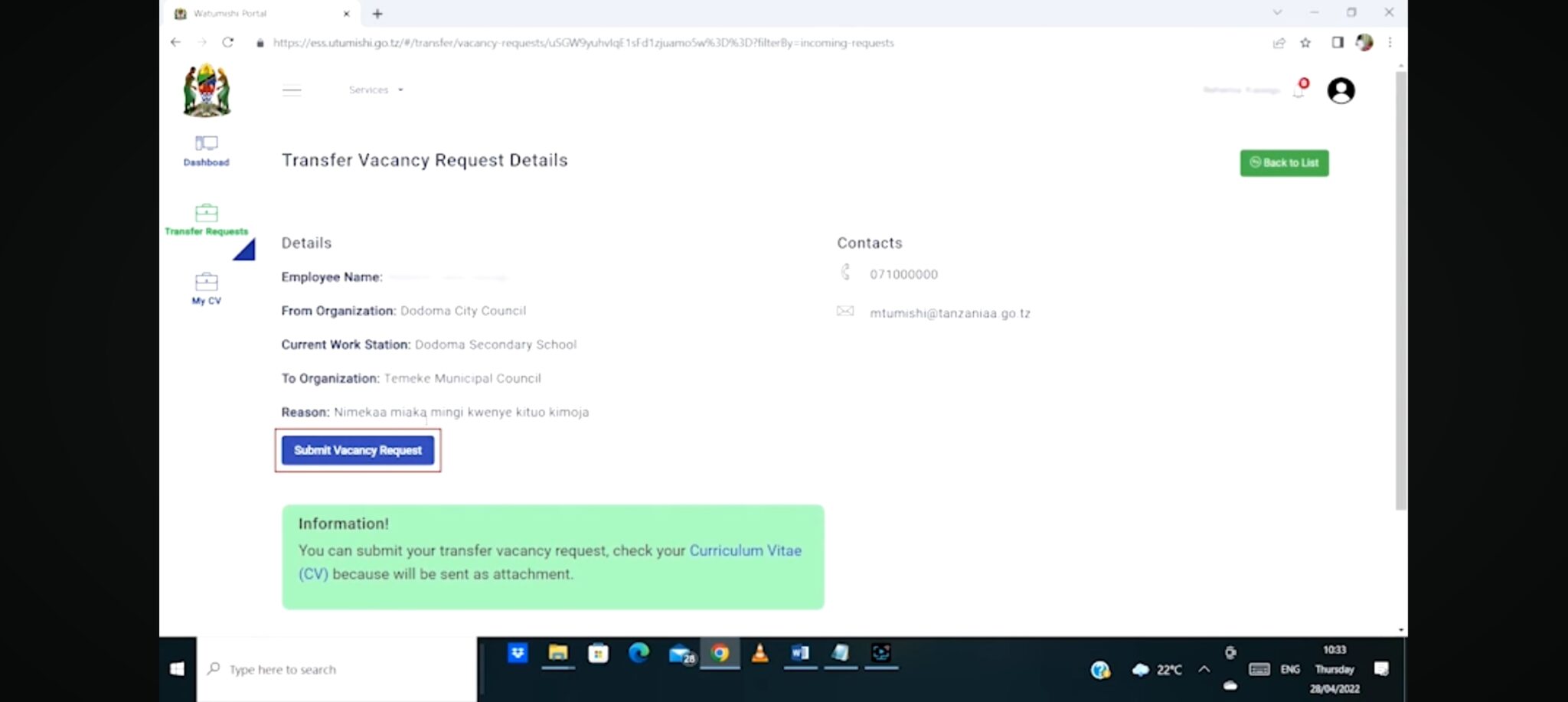 ESS Utumishi Portal: Login & Access Watumishi Go TZ